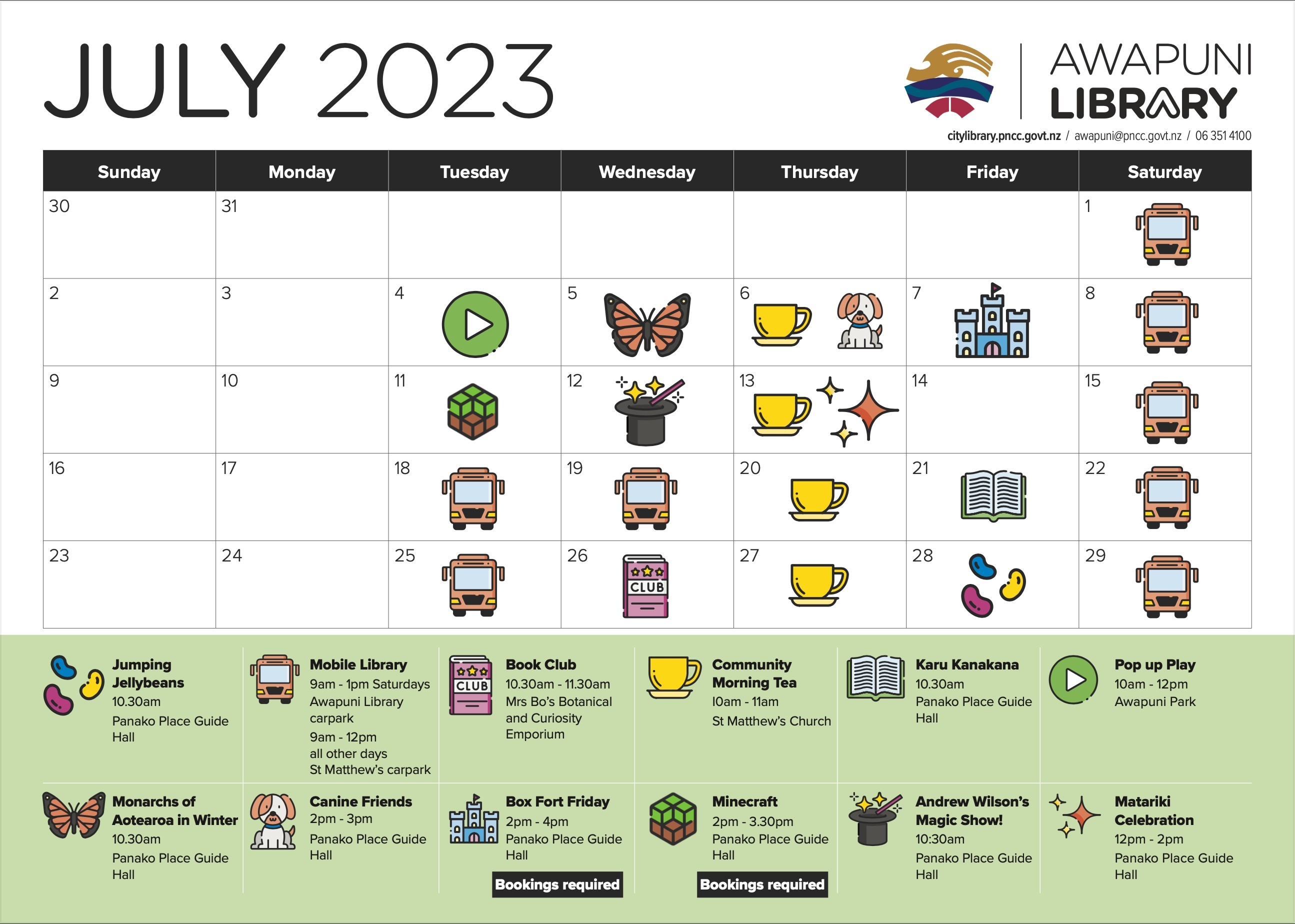 Palmerston North City Library | Awapuni Library FAQ