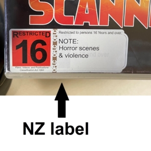 Palmerston North City Library | DVD rating labels